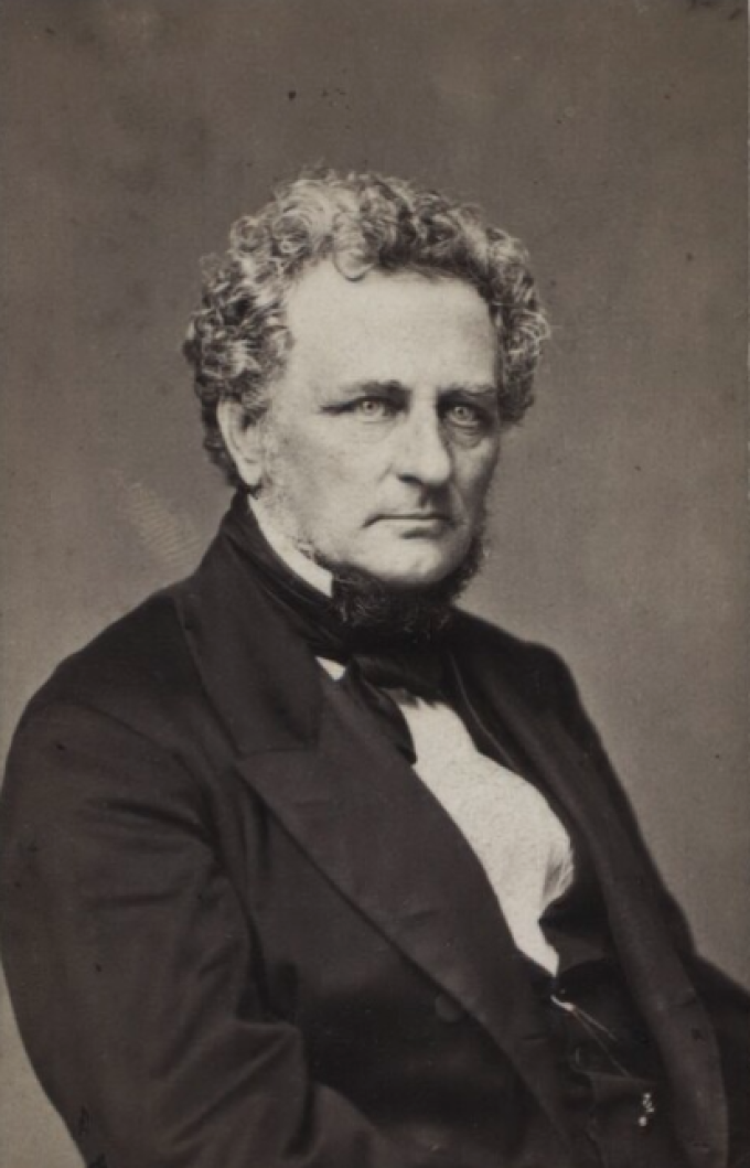 Lehmann, Orla , 1810-1870, politiker | Grænseforeningen.dk